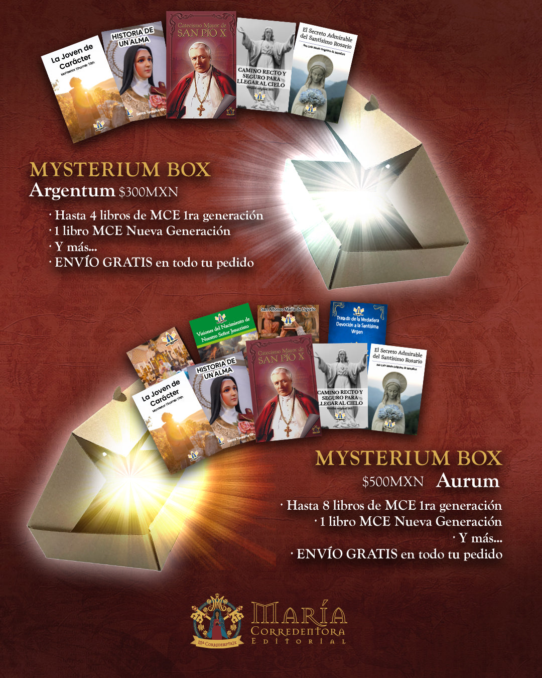 Mysterium Box Argentum – María Corredentora Editorial